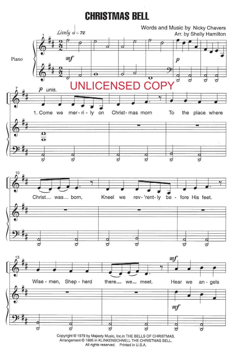 Christmas Bell Single Song Digital Download
